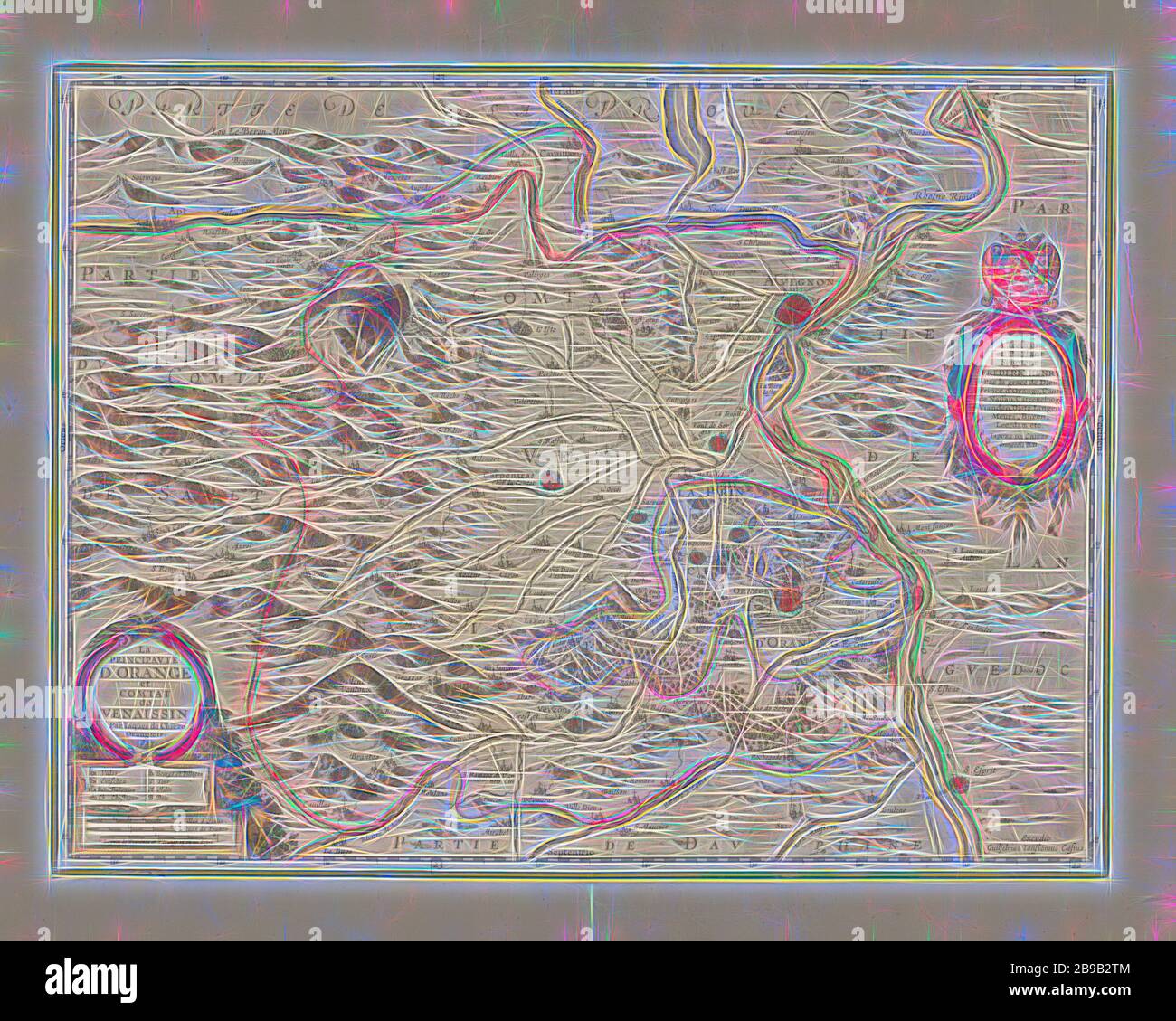 La cartographie au Pays-Bas, la carte de la Principauté d'Orange et le ...