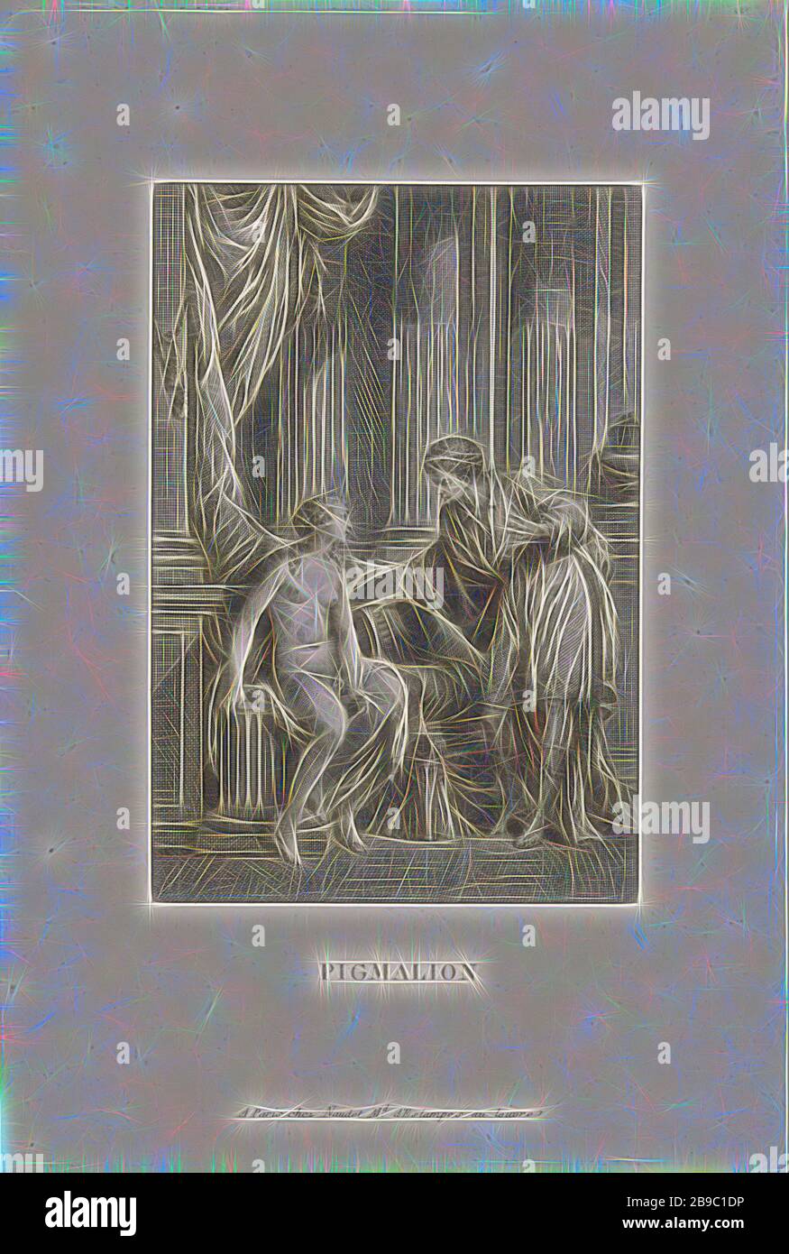 Pygmalion tombe amoureux de la statue Banque de photographies et d ...