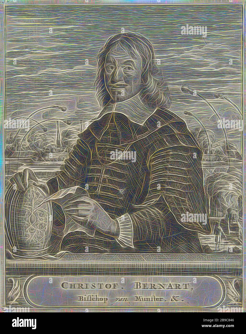 Portrait de Christoph Bernhard von Galen, Évêque de Münster, portrait ...