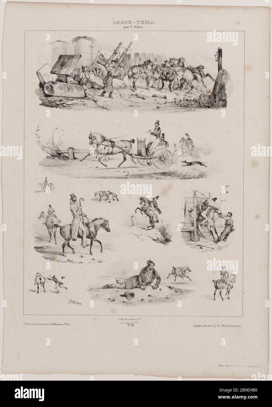 Album Hobbies (pl.8) Jean-Victor Adam, dit Victor Adam (1801-1866 ...