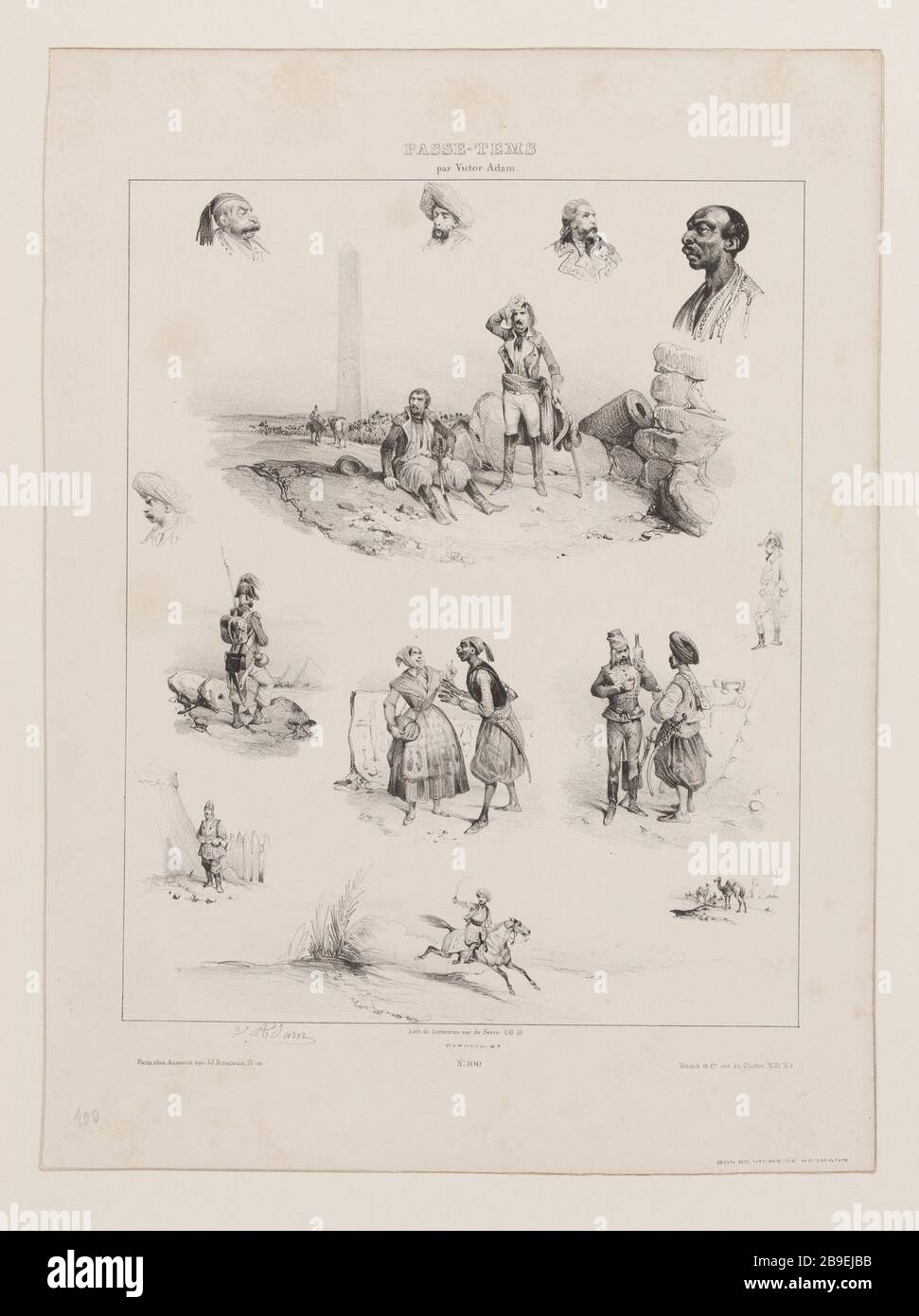 Album Hobbies (pl.100) Jean-Victor Adam, dit Victor Adam (1801-1866 ...