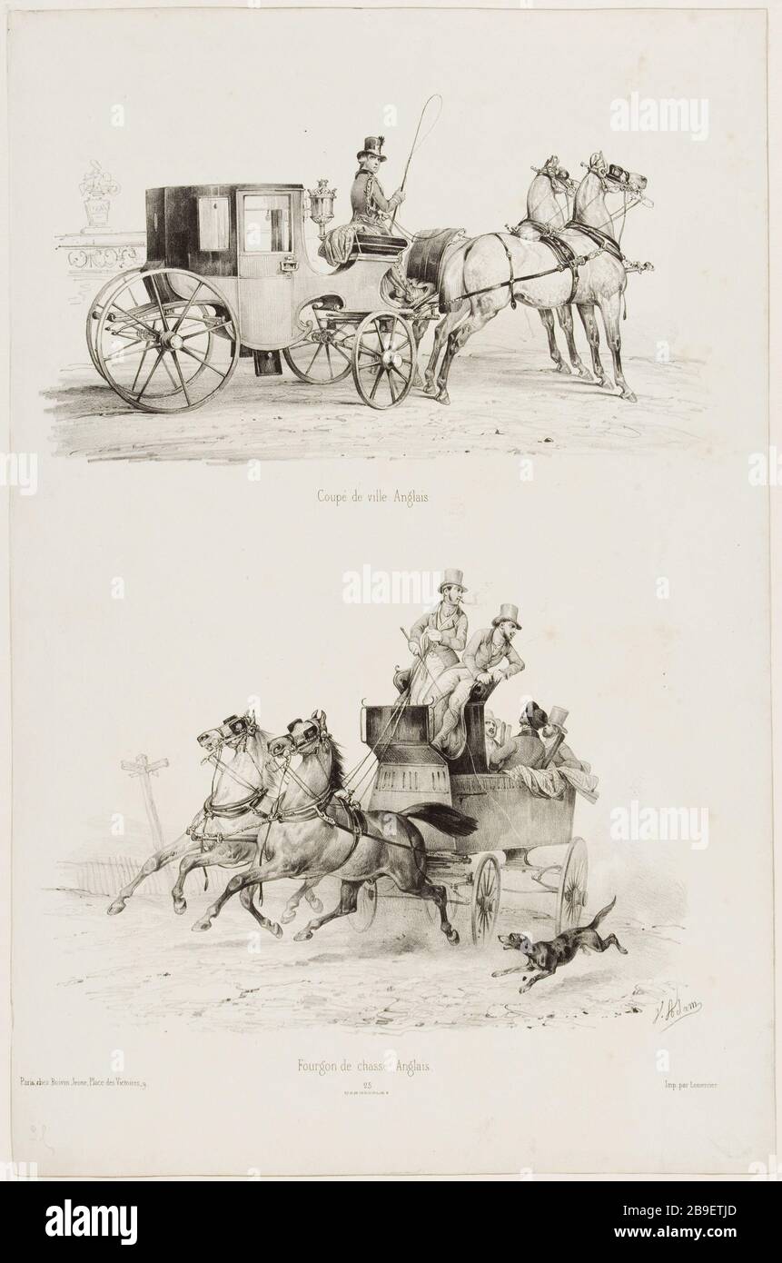 Brougham French / English chasseur van Jean-Victor Adam, dit Victor ...
