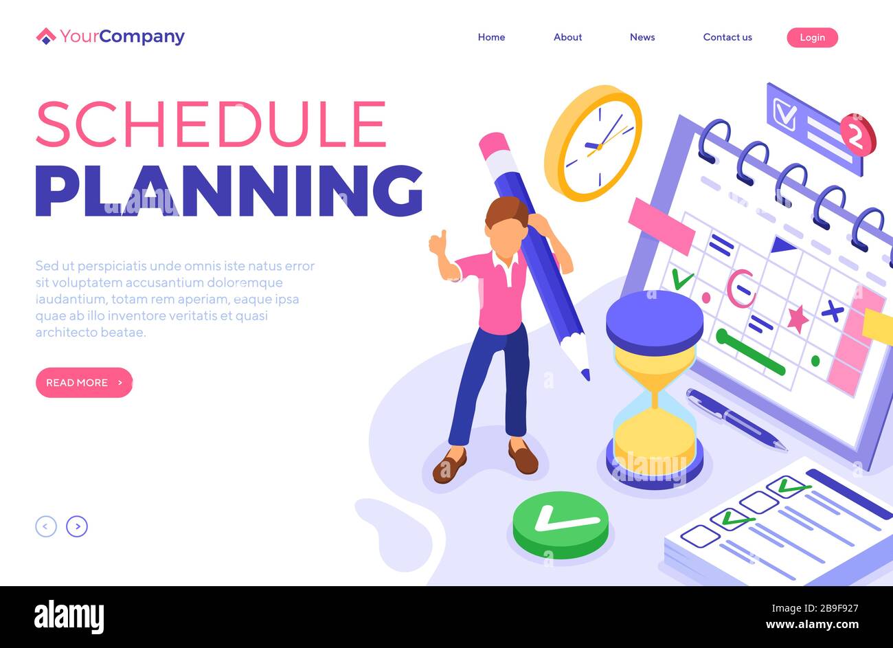 Gestion du temps de planification Banque d'images vectorielles - Page 2 ...