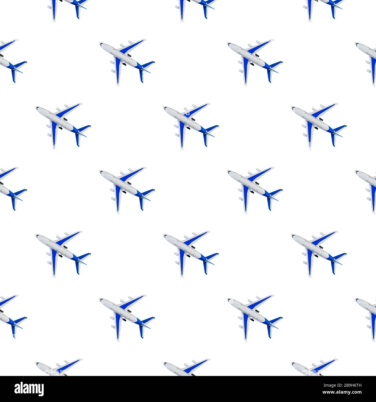 Motif, texture d'avion de modèle transparente, plan sur fond blanc ...