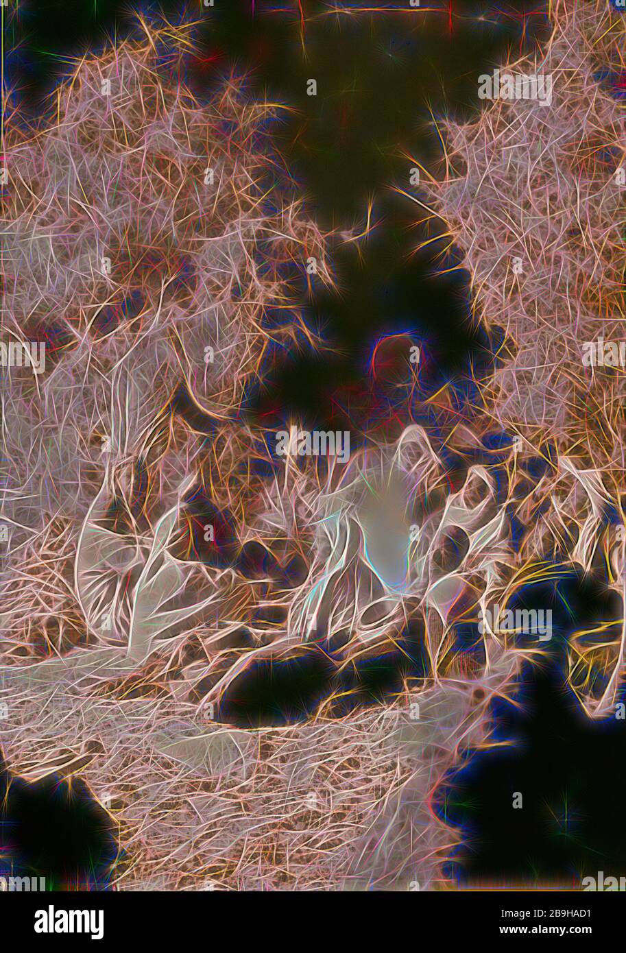 À Sinaï, via la mer Rouge, Tor, et Wadi Hebran. Scène typique autour du ...