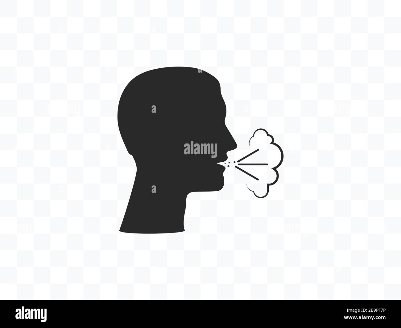 Cough icon Banque de photographies et d’images à haute résolution - Alamy