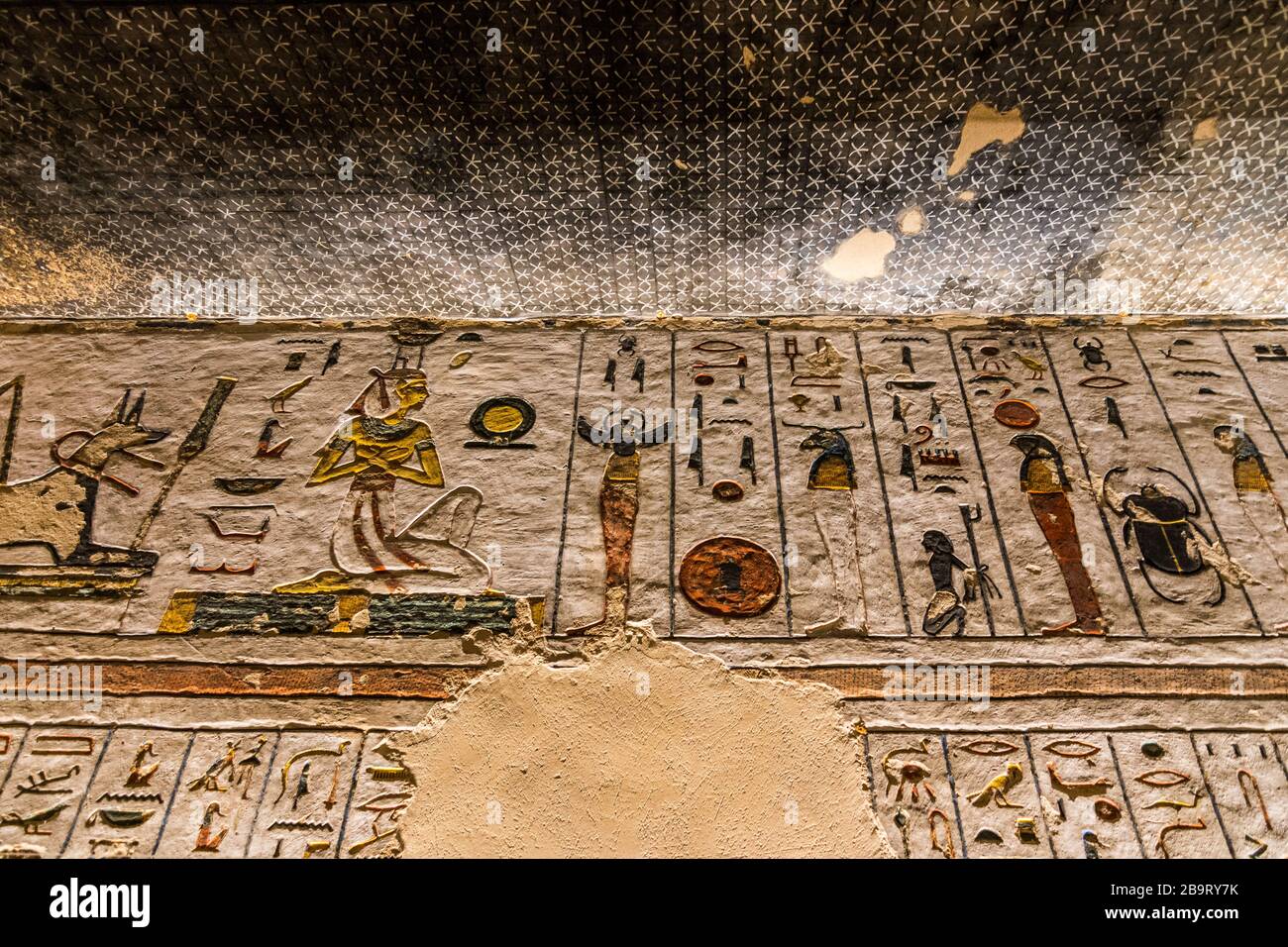 Tomb painting ramses Banque de photographies et d’images à haute ...