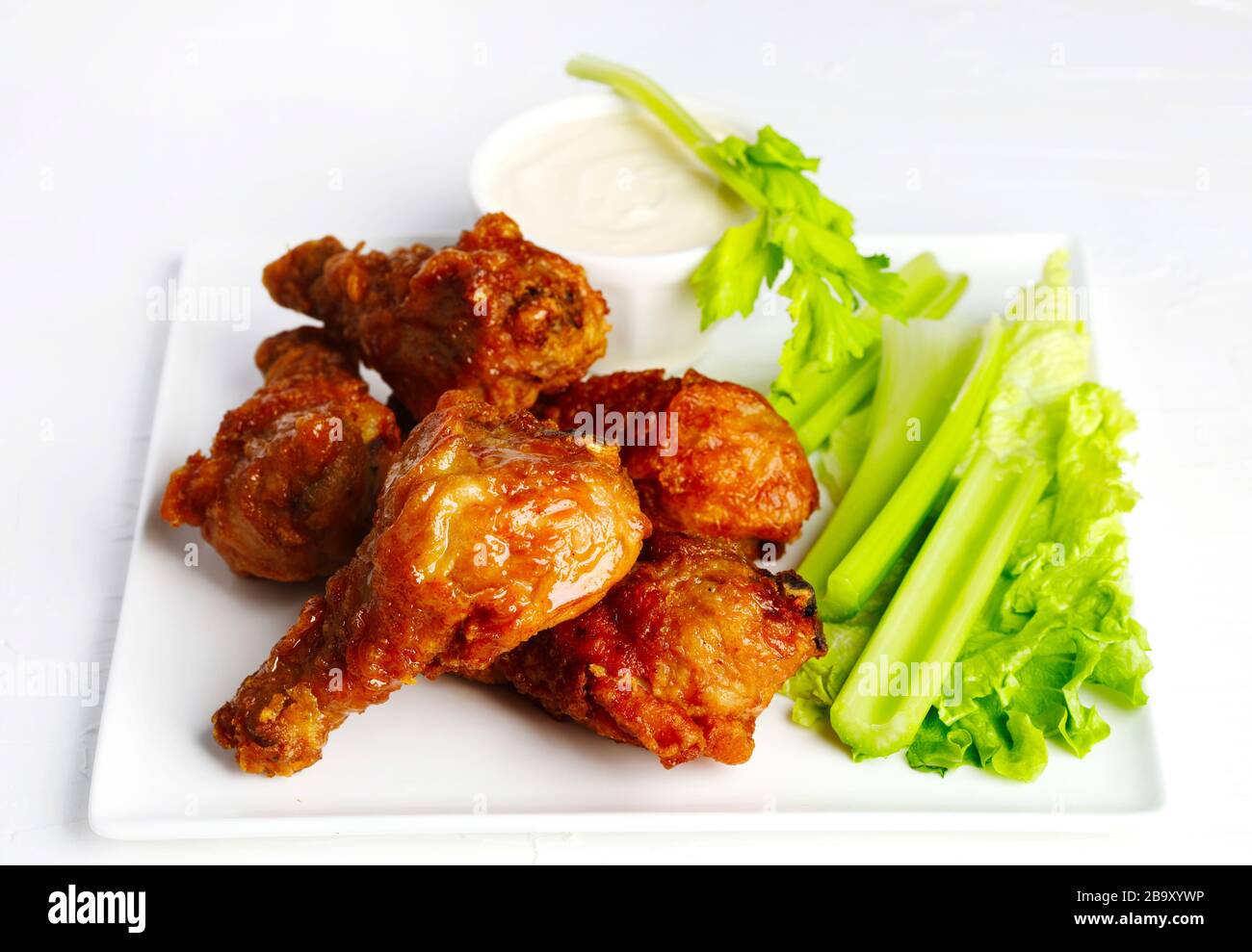 Pilons poulet frites Banque de photographies et d’images à haute ...