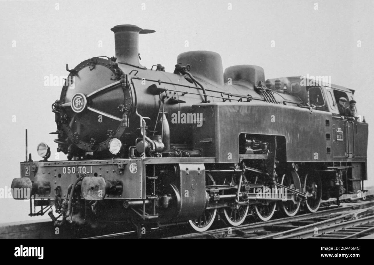 Sncf locomotive Banque d'images noir et blanc - Alamy