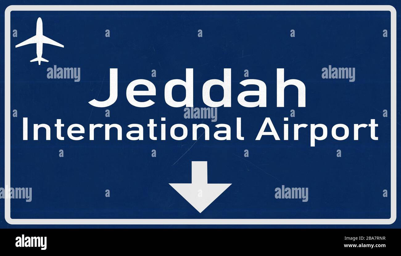 Road sign highway jeddah Banque de photographies et d’images à haute ...