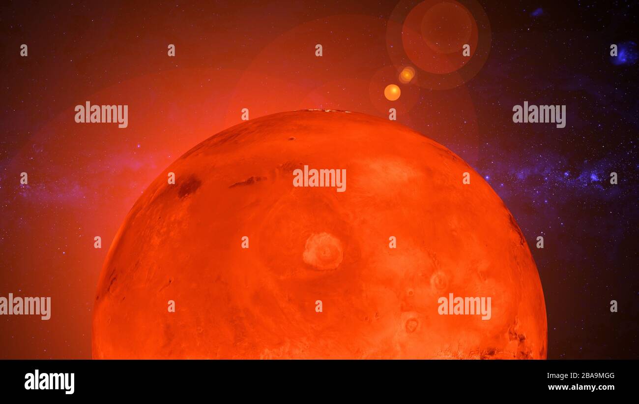 Mars - planète de système solaire haute résolution de meilleure qualité ...