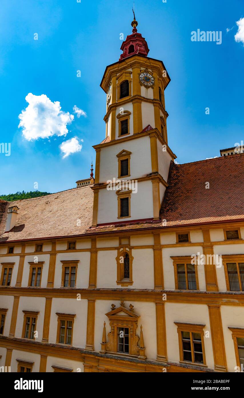 Palais Eggenberg le 2 mai 2014 à Graz. Le palais construit en 1625-1635 ...