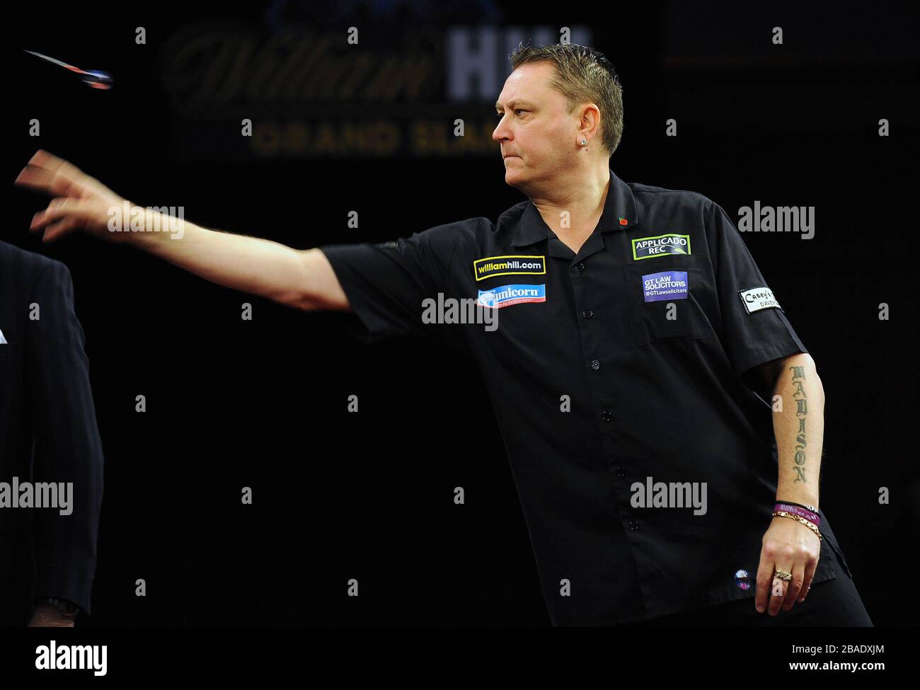 Kevin peintre lors de son quart de finale contre dean winstanley Banque ...