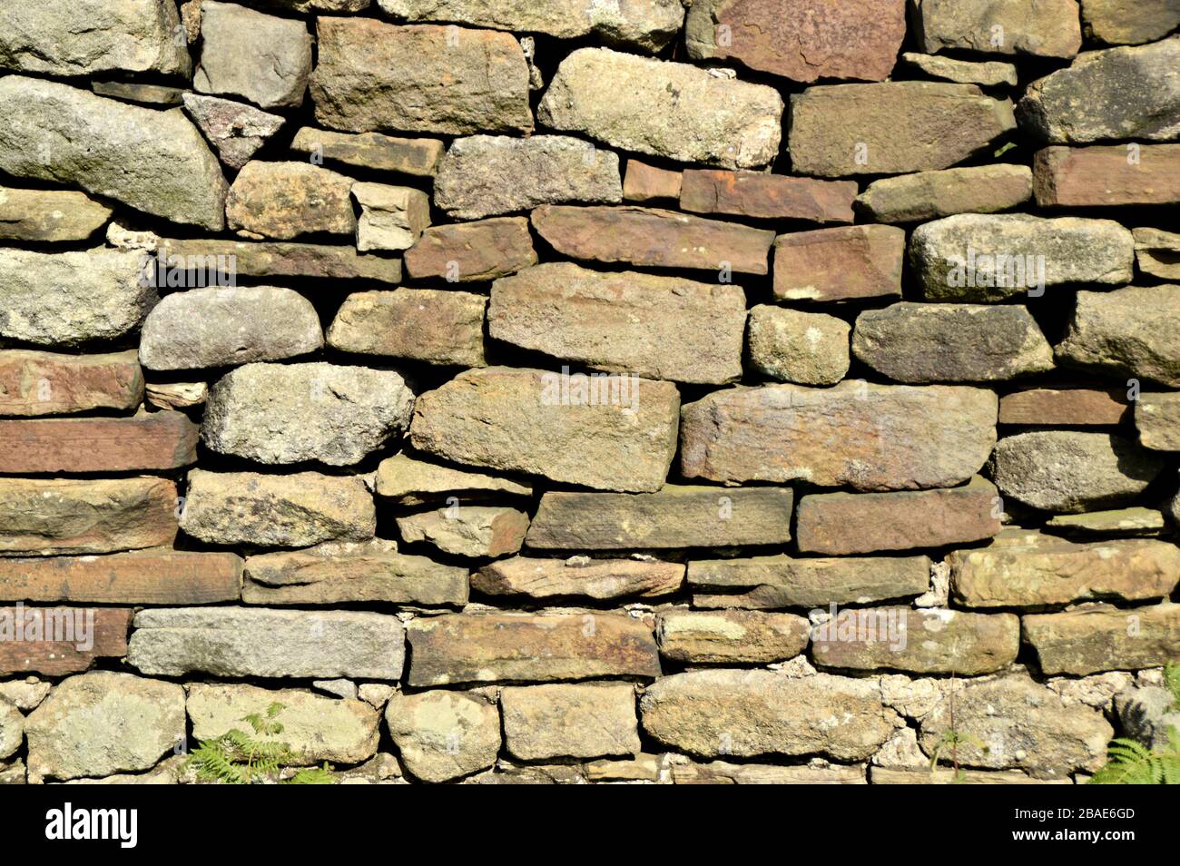 Mur de pierre de la lande Banque de photographies et d’images à haute ...