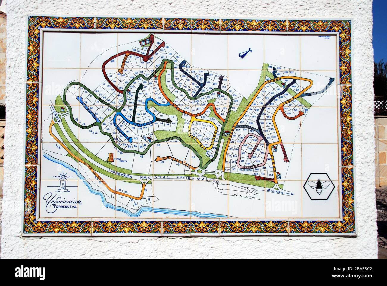 Ceramic tiles map Banque de photographies et d’images à haute ...