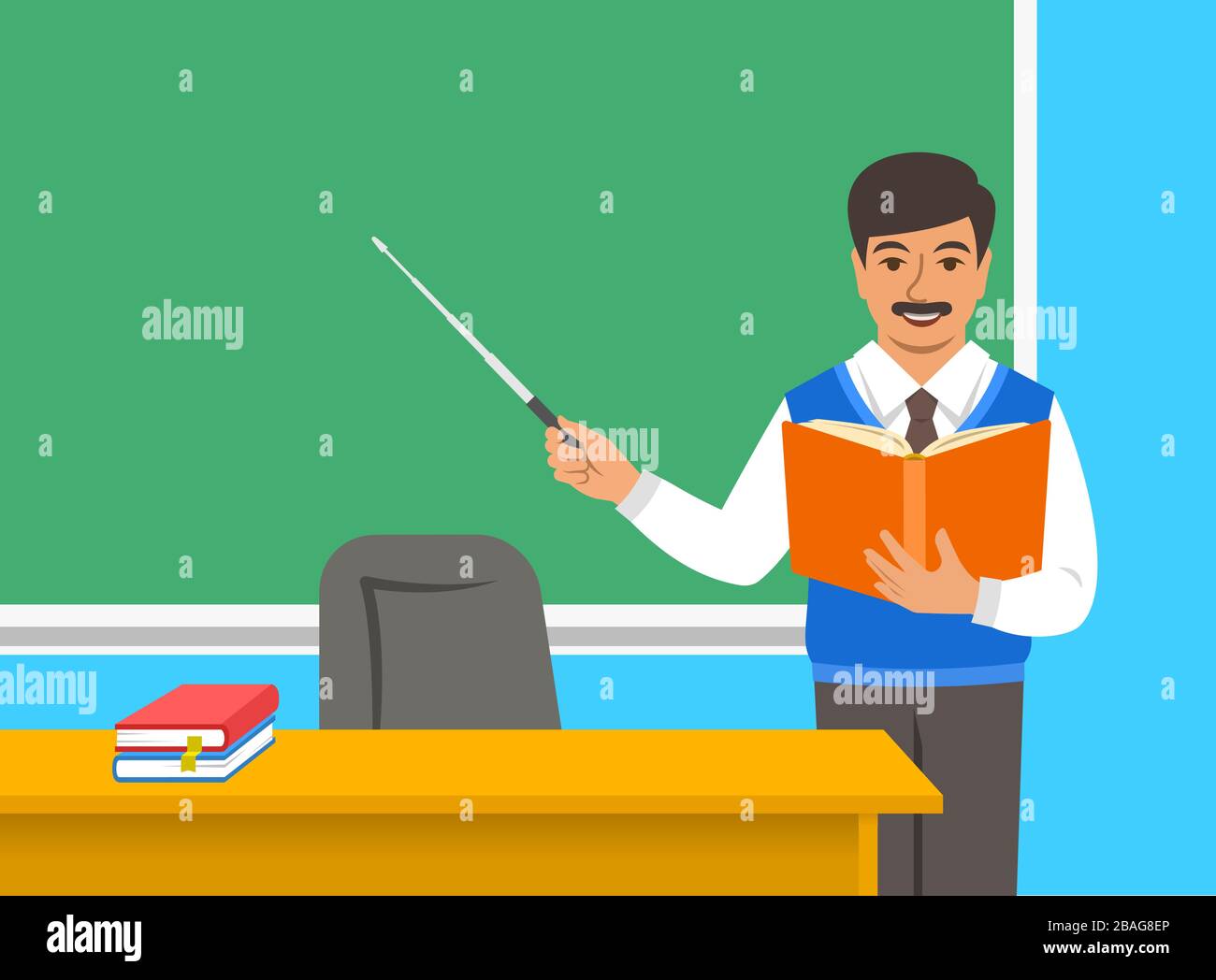 Enseignant Au Tableau Clipart People