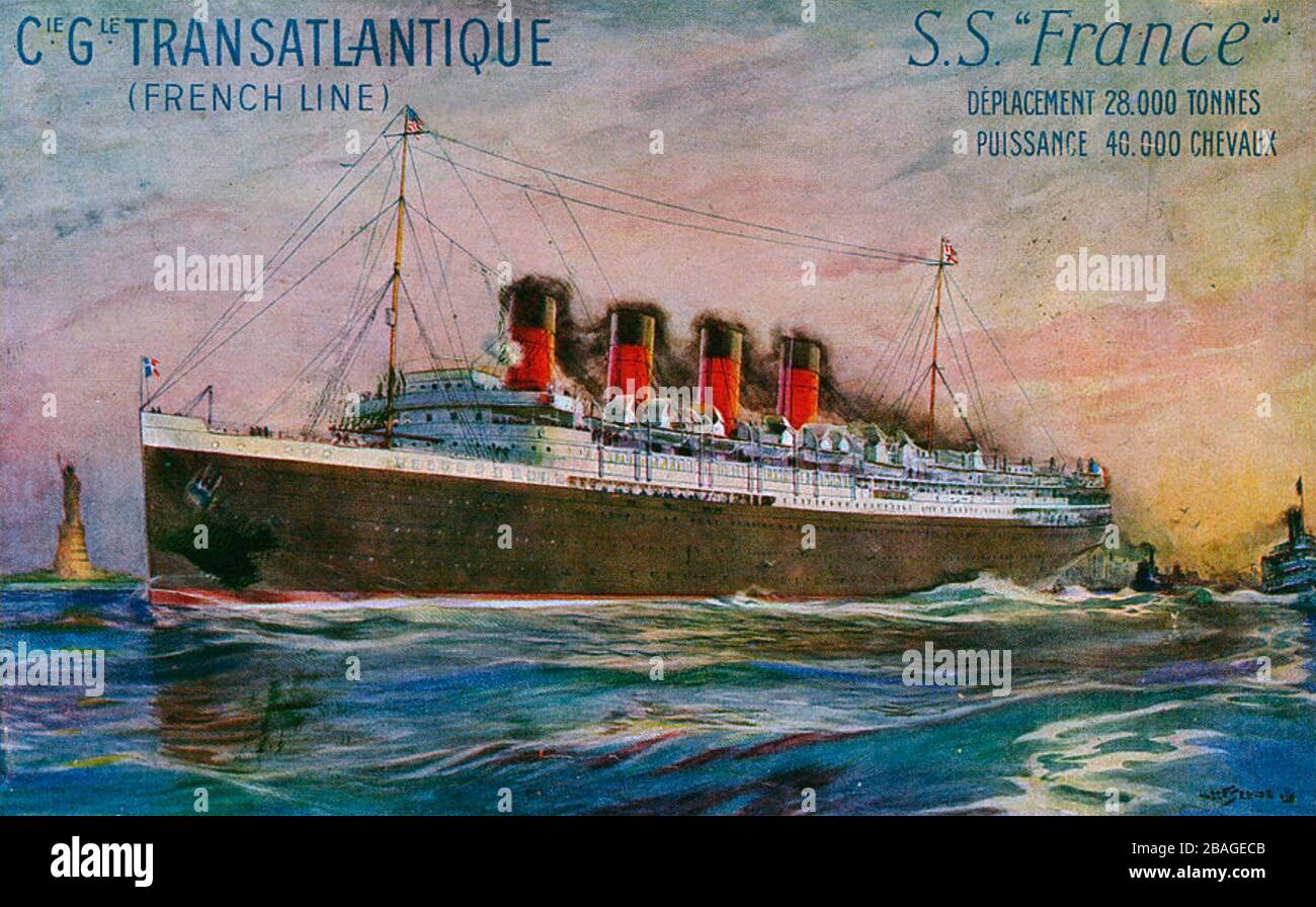 Ss france ship Banque de photographies et d’images à haute résolution ...