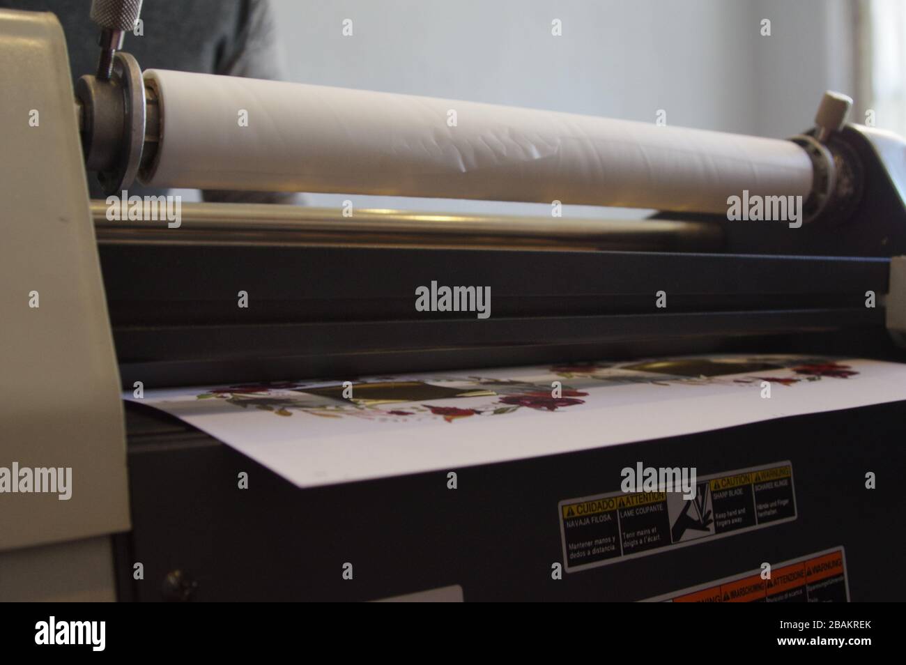 Machine à plastifier en plastique Banque de photographies et d’images à ...