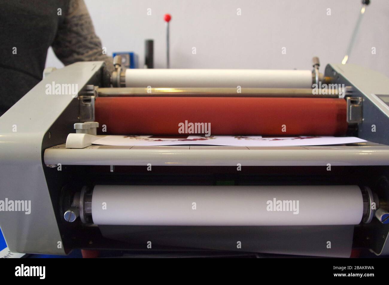 Machine à plastifier en plastique Banque de photographies et d’images à ...