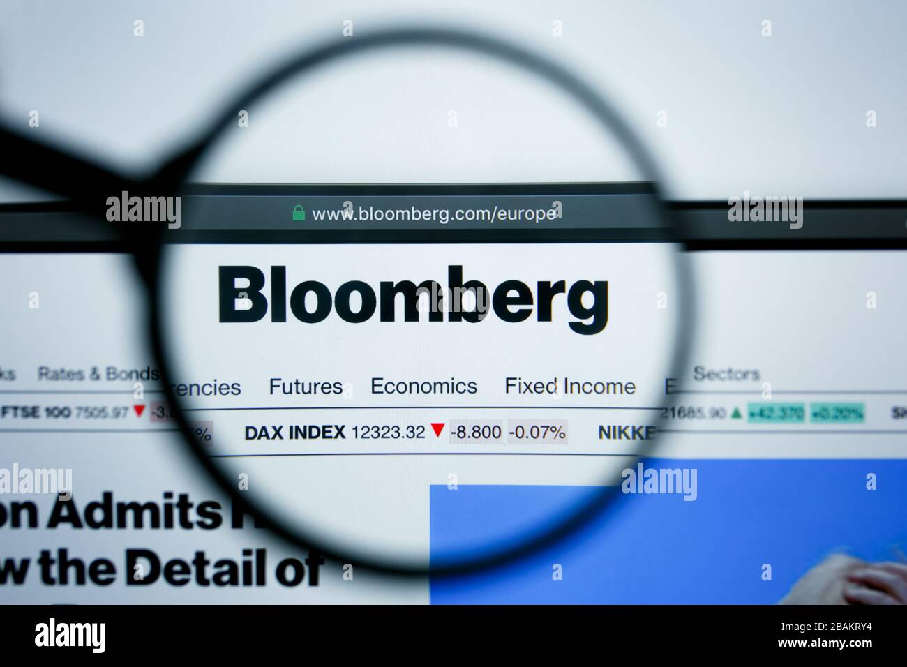 Bloomberg logo Banque de photographies et d’images à haute résolution ...