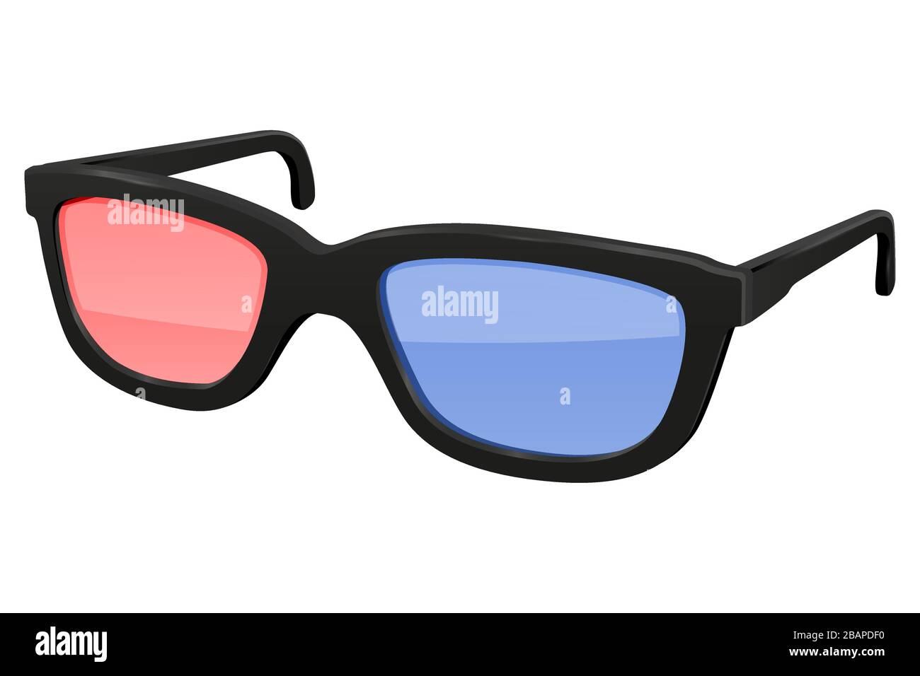 Lunettes 3d Banque d'images vectorielles - Alamy