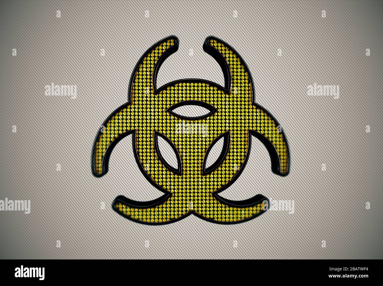 Logo de risque biologique Banque de photographies et d’images à haute ...