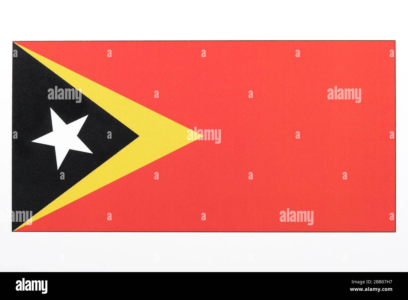 Drapeau du timor oriental Banque de photographies et d’images à haute ...