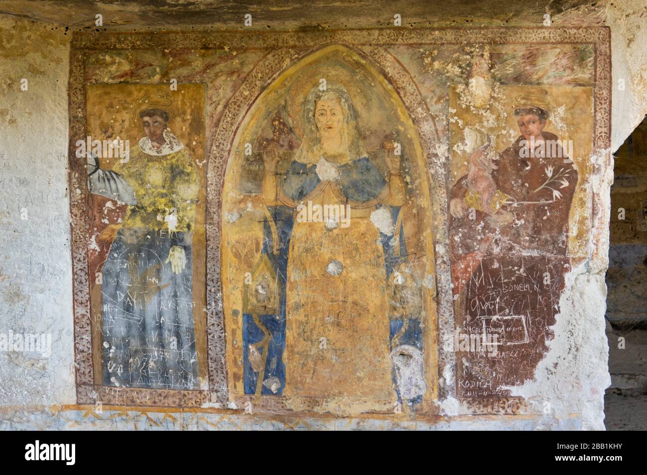 Vieille fresque byzantine Banque d'image et photos - Alamy