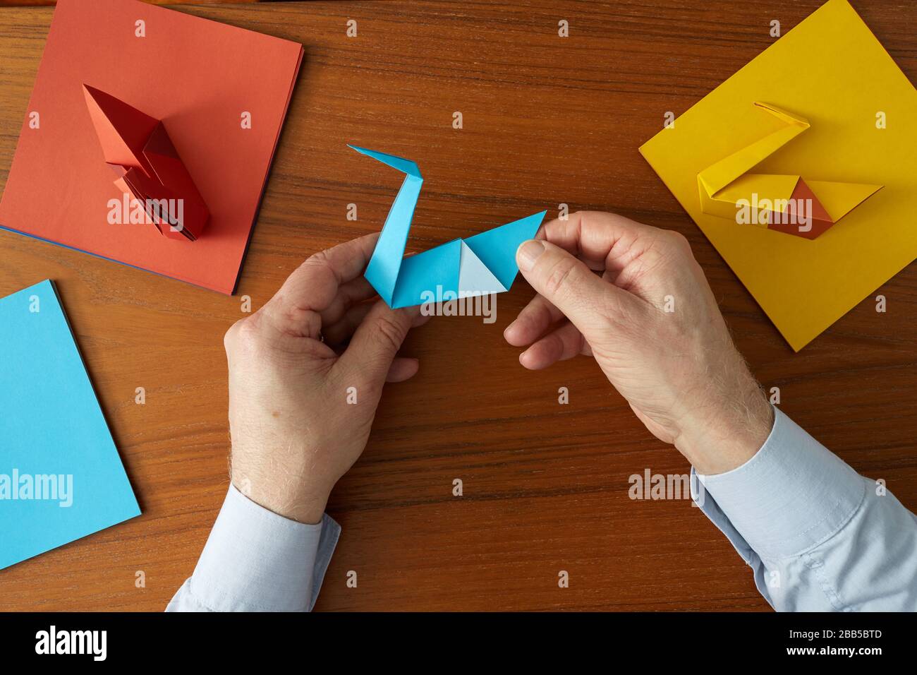 Secuencia de origami Banque de photographies et d’images à haute ...
