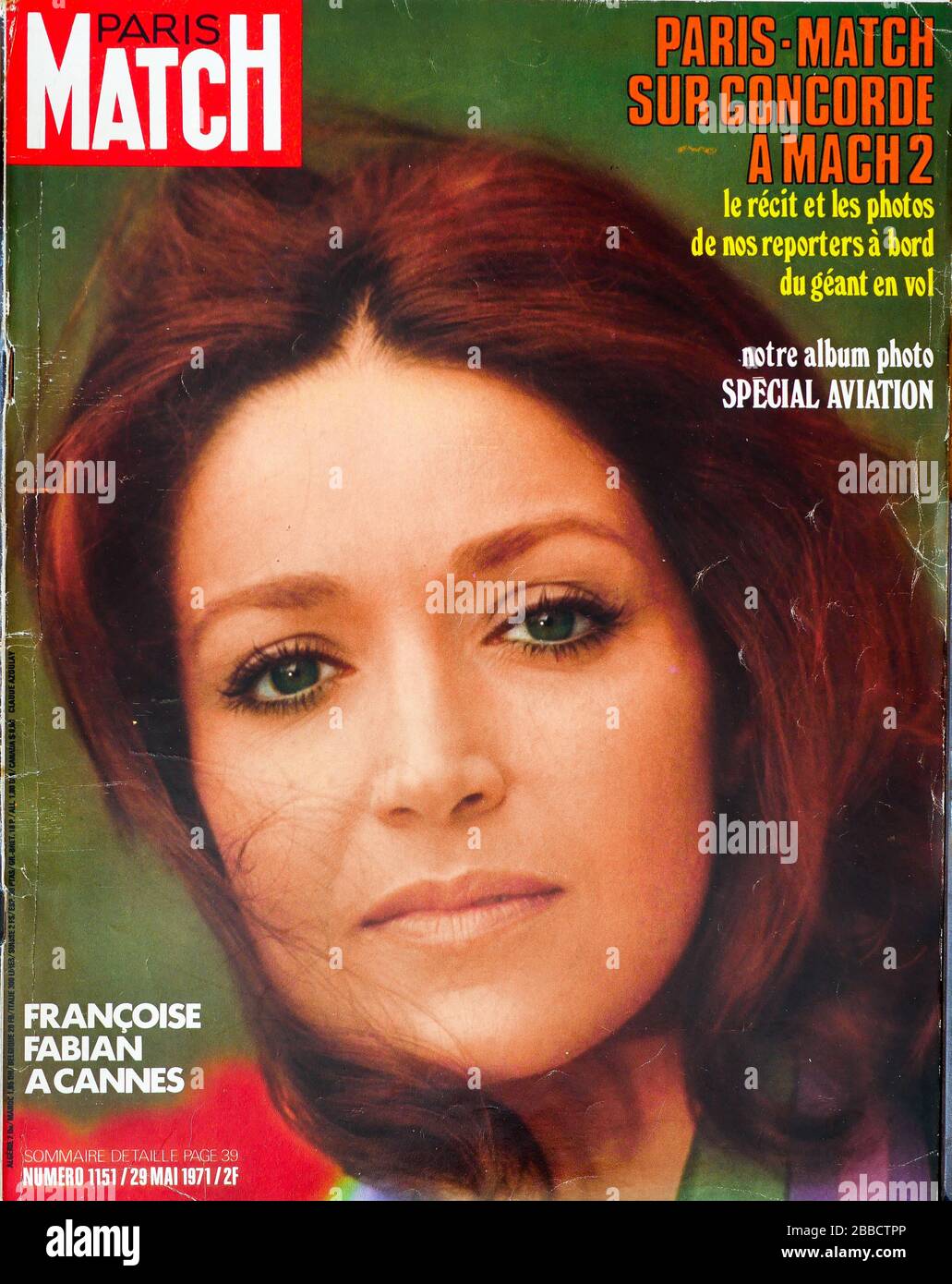 FrontPage du magazine français Paris-Match, n° 1151, l'actrice ...