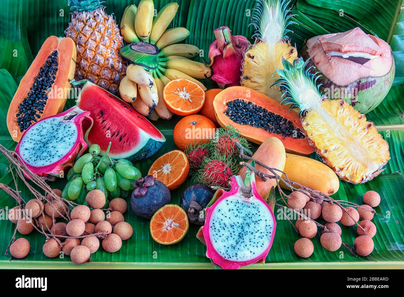 Fruits exotiques Banque de photographies et d’images à haute résolution ...
