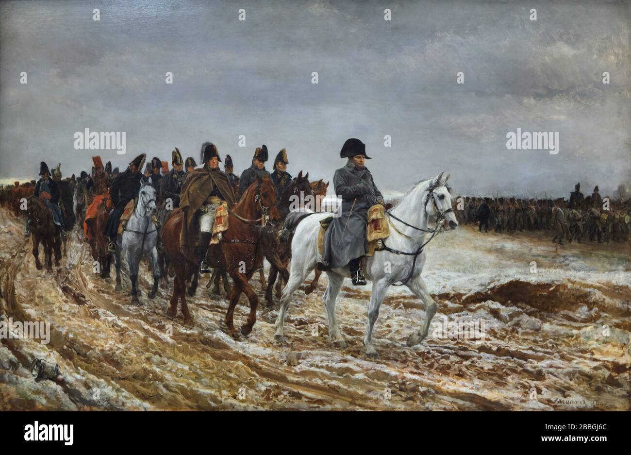 Peinture '1814. Campagne de France' du peintre français de classe ...