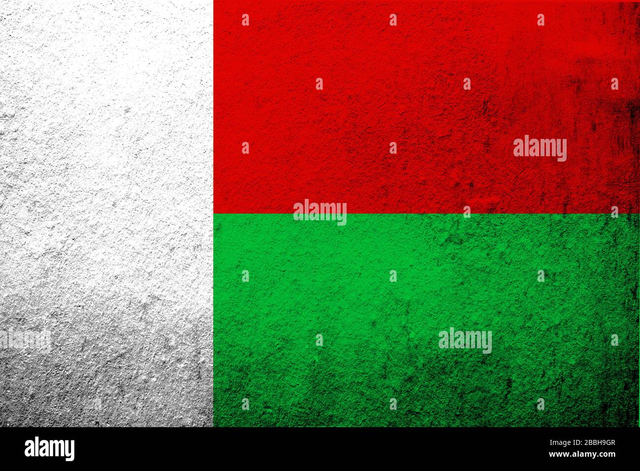 Drapeau malgache Banque de photographies et d’images à haute résolution ...