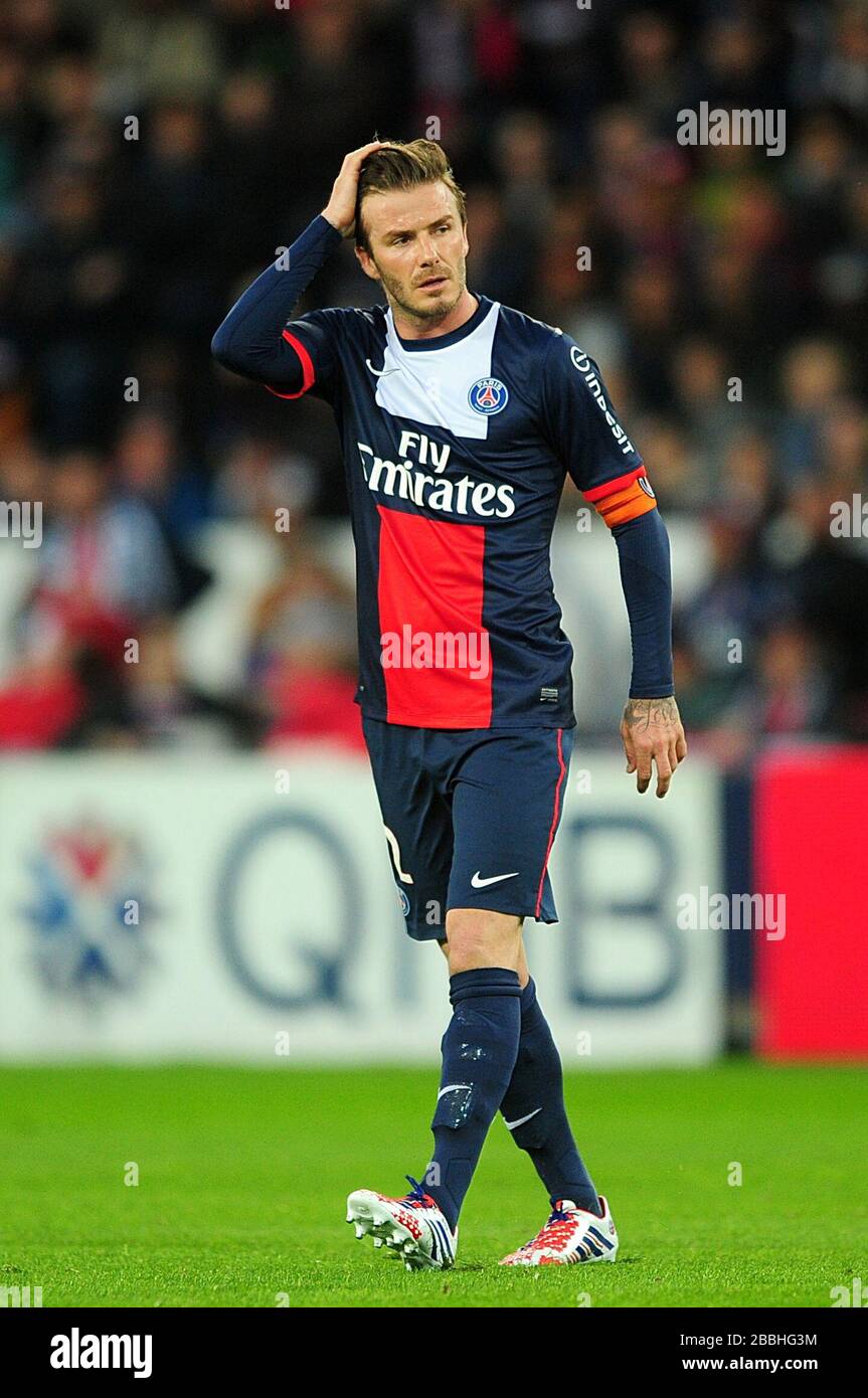 David Beckham, Paris Saint Germain Photo Stock - Alamy