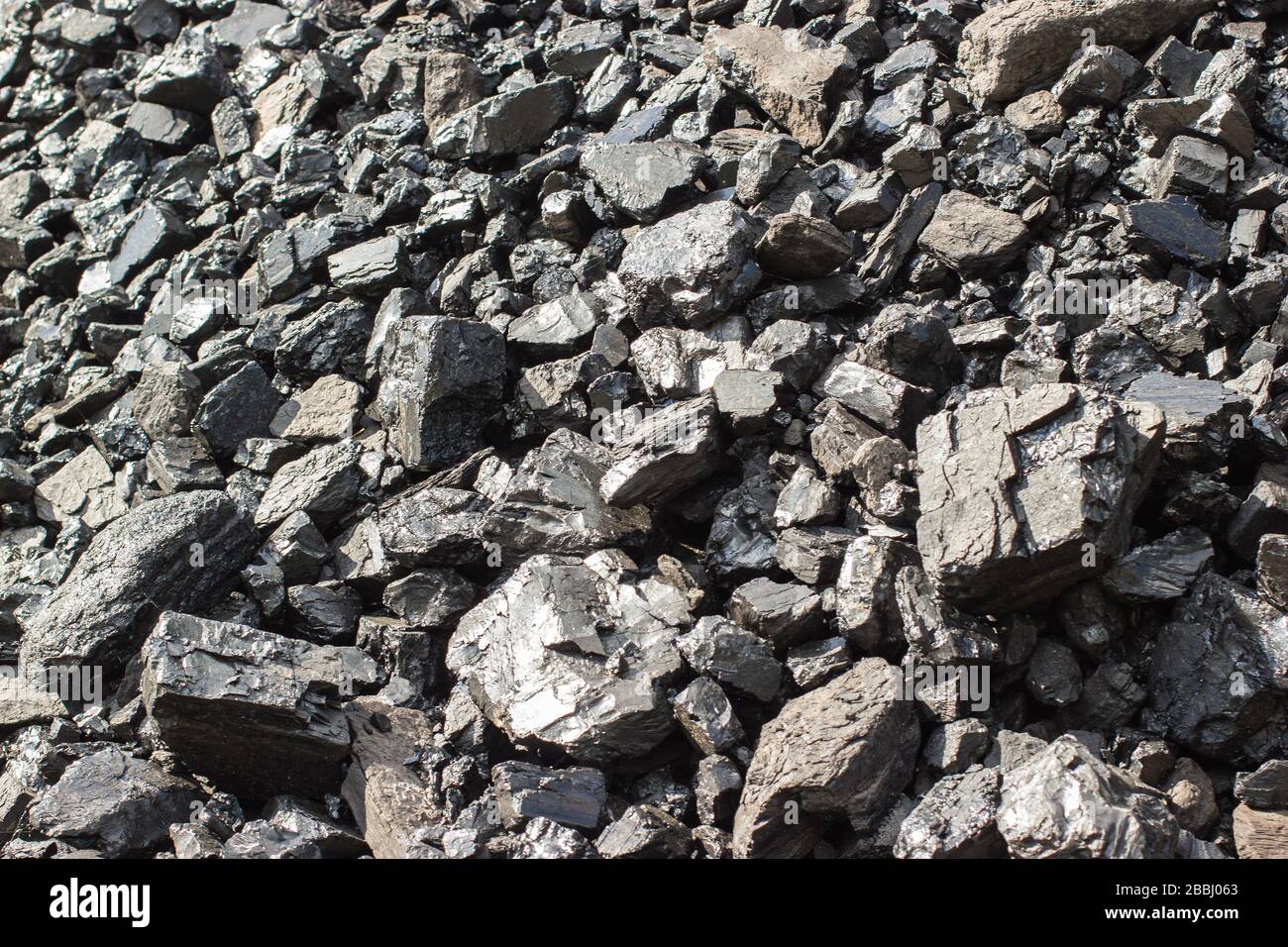 Pile de charbon noir naturel pour fond de texture. Coals anthracite de ...