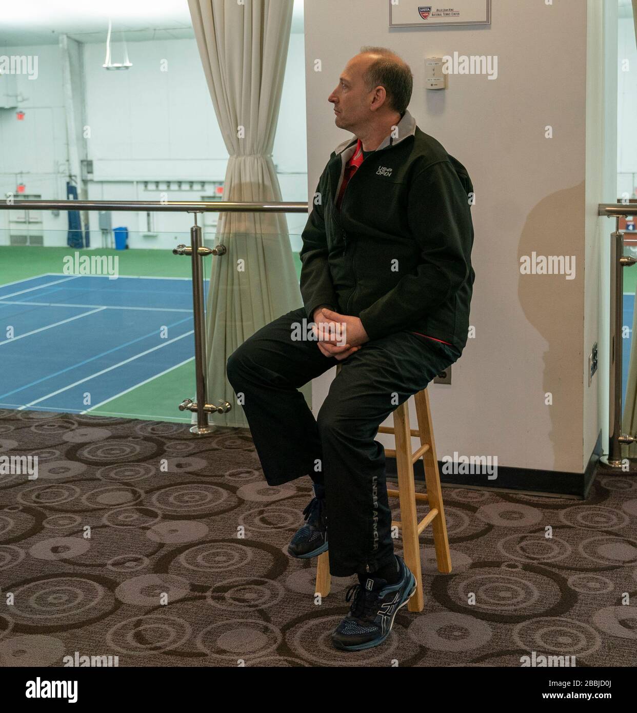New York, NY - 31 mars 2020: Le directeur général de l'USTA Daniel ...