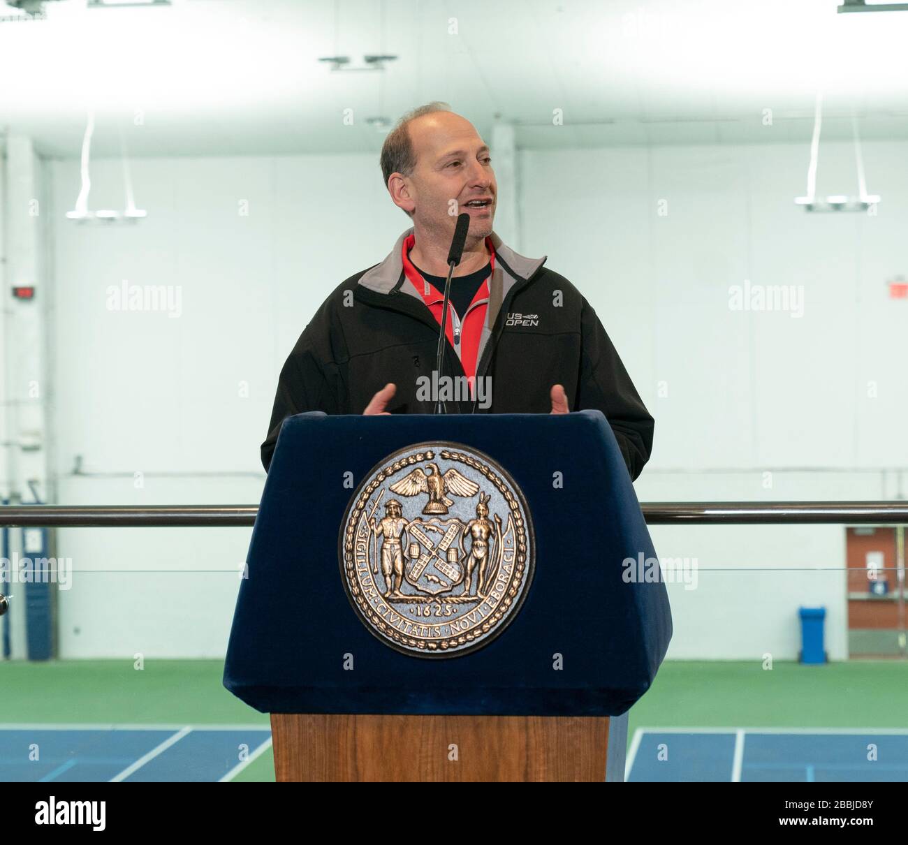 New York, NY - 31 mars 2020: Le directeur général de l'USTA, Daniel ...