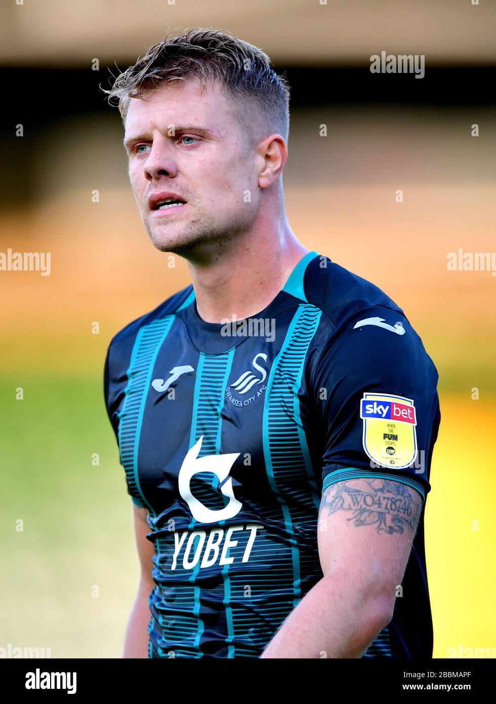 Swansea citys jake bidwell Banque de photographies et d’images à haute ...