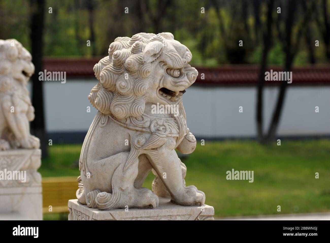 Statue de chien de chine Banque de photographies et d’images à haute ...