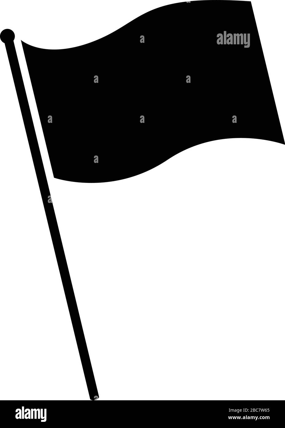 drapeau symbole vecteur vecteur vecteur isolé Image Vectorielle Stock ...