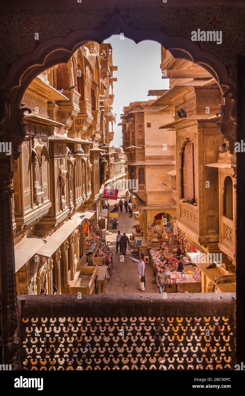 Ruelle de haveli Banque de photographies et d’images à haute résolution ...