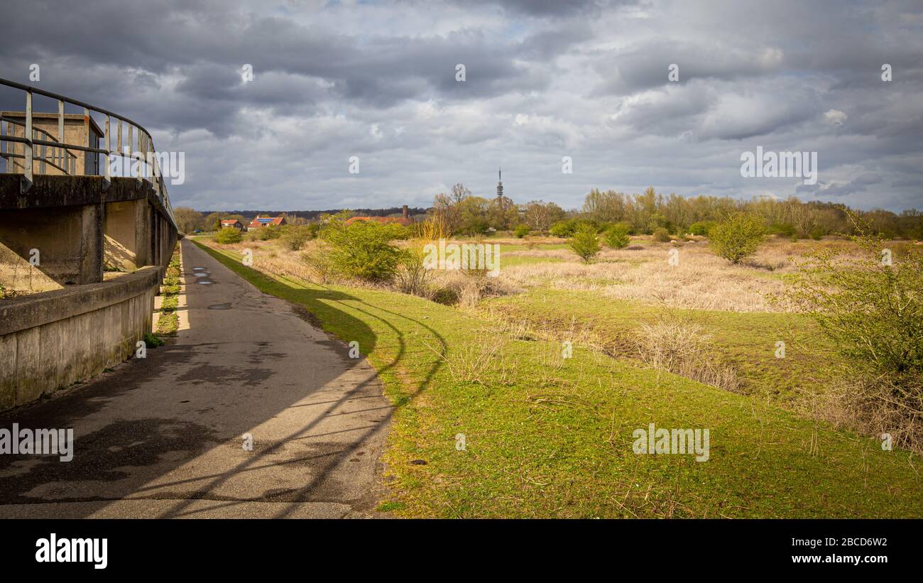 Paysage de la plaine inondable Banque de photographies et d’images à ...