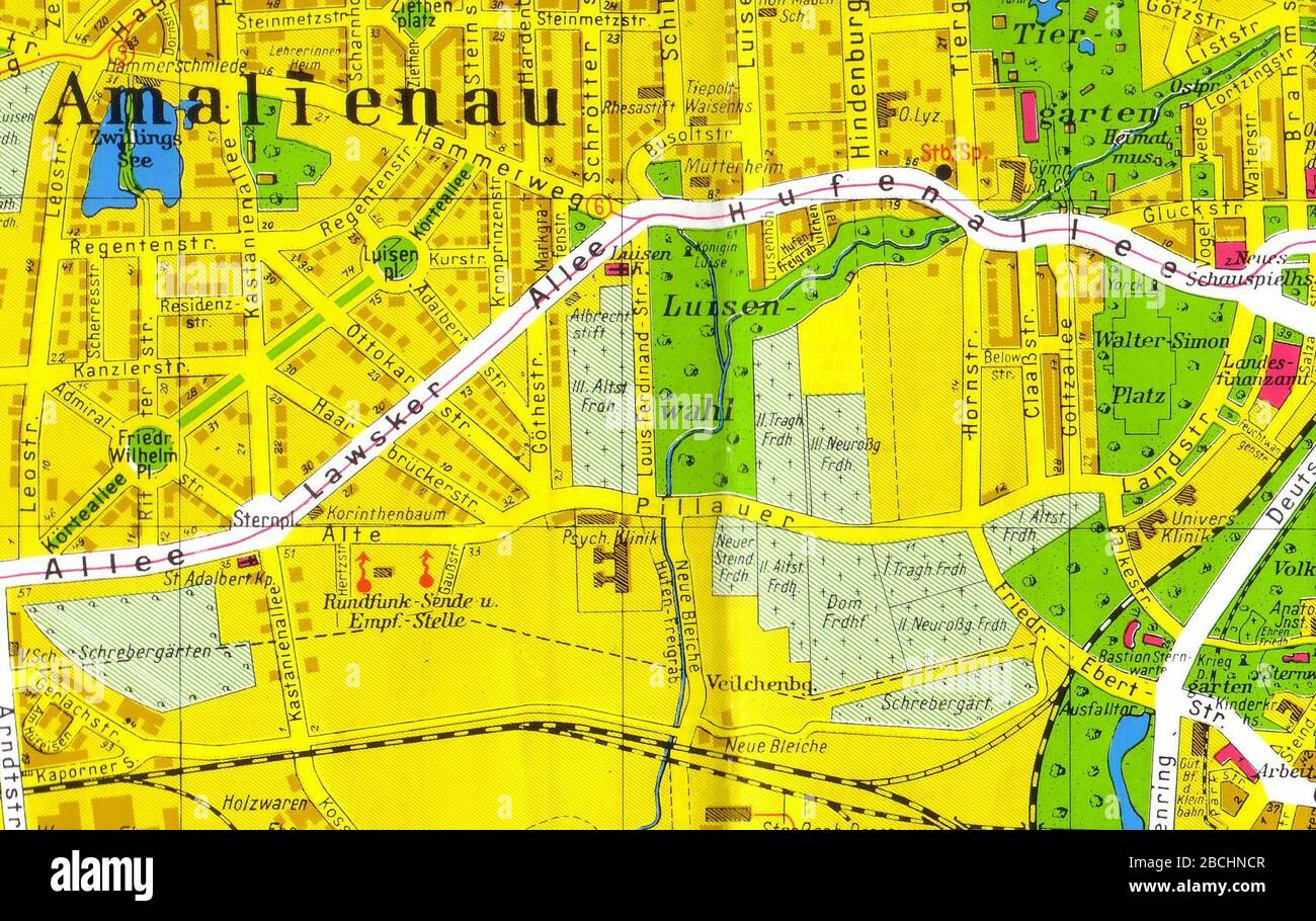 Stadtplan Von Konigsberg Banque d'image et photos - Alamy
