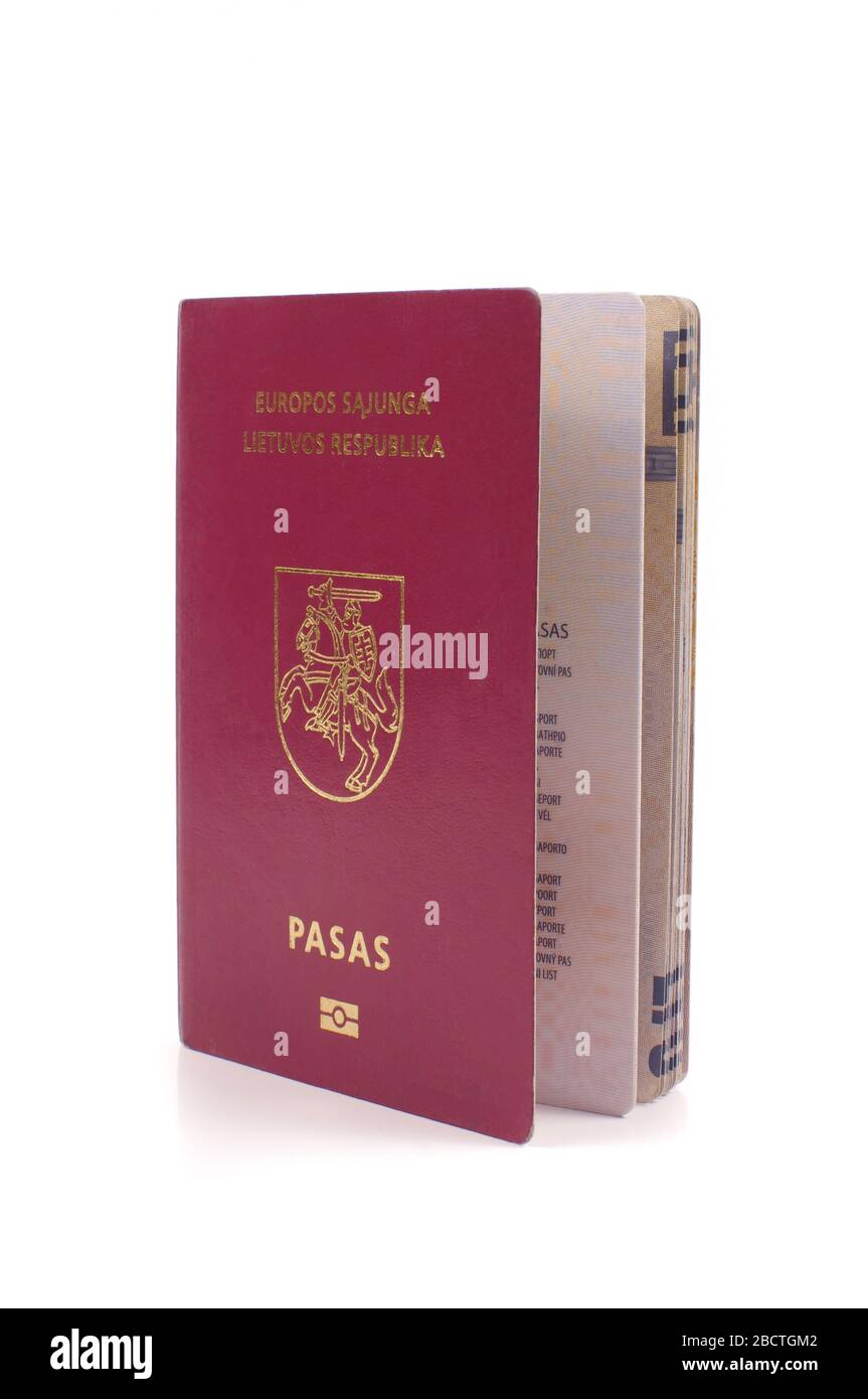 Lithuanian passport Banque de photographies et d’images à haute ...