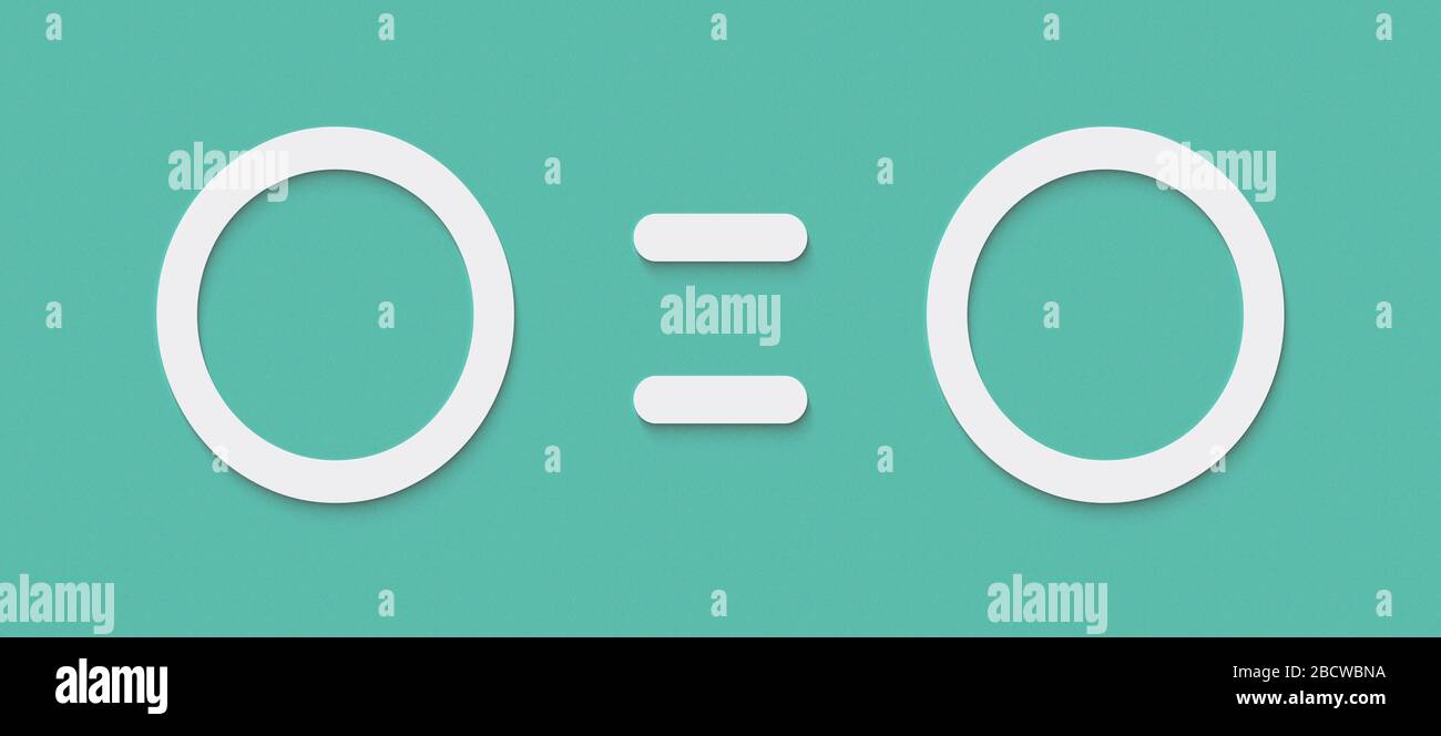 O2 molecule Banque de photographies et d’images à haute résolution - Alamy