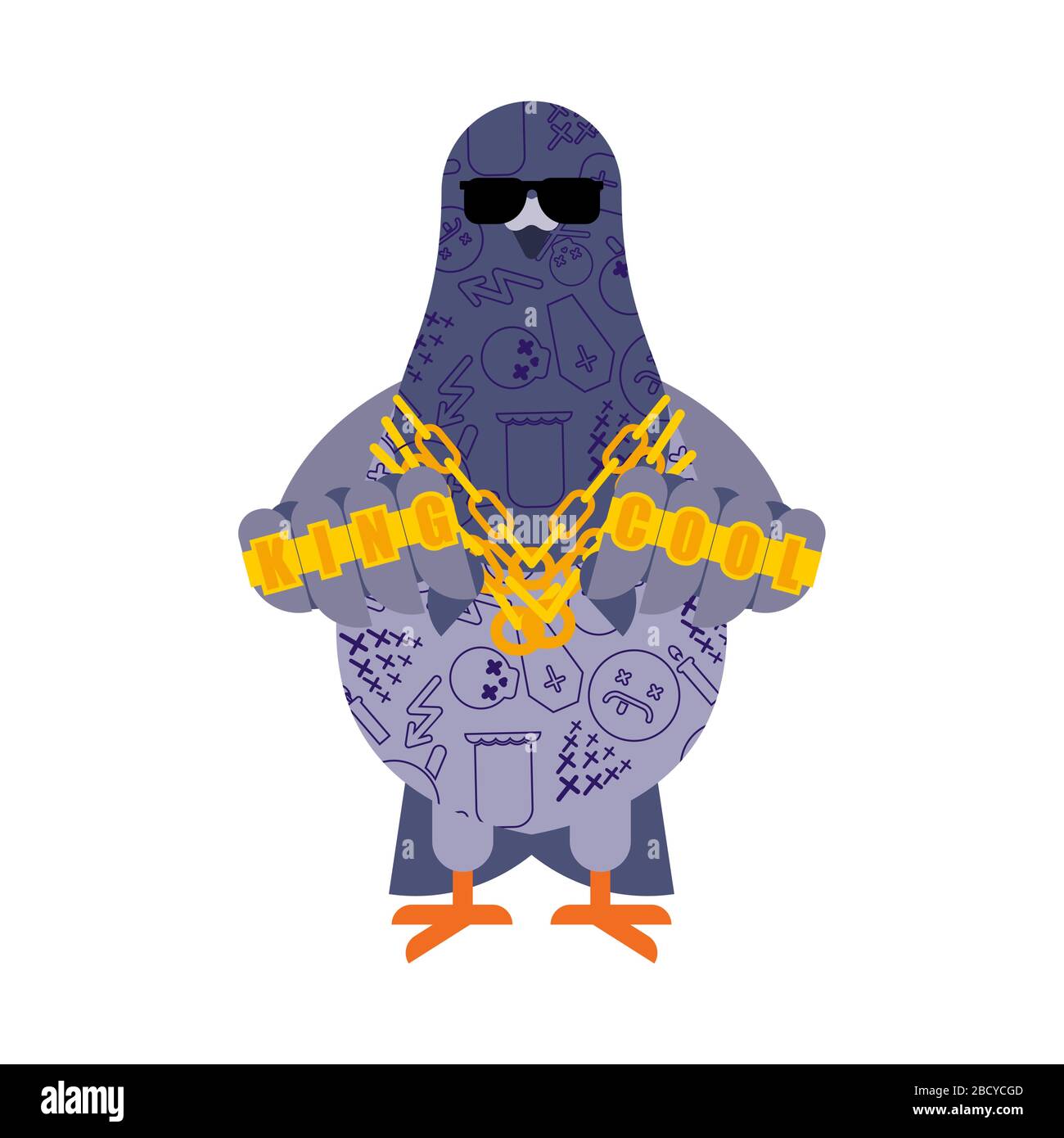 Yeux de pigeon Banque d'images vectorielles - Alamy