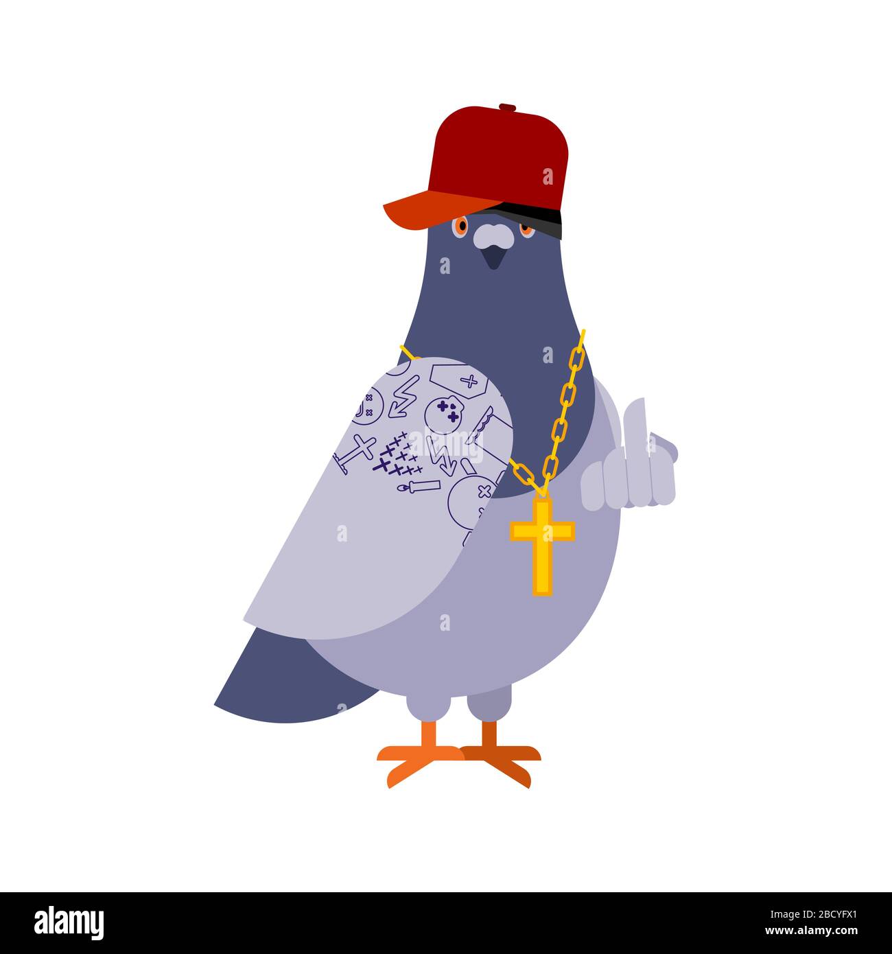 Le gars du pigeon Banque de photographies et d’images à haute ...