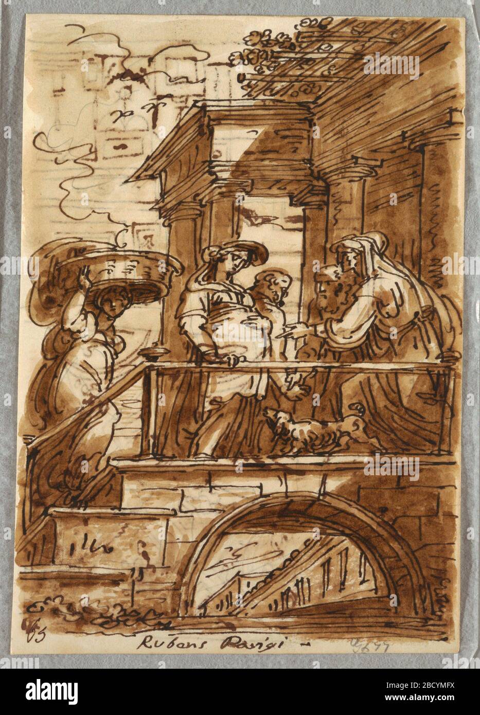 Etude de la Visitation après Peter Paul Rubens. Recherche en cours ...