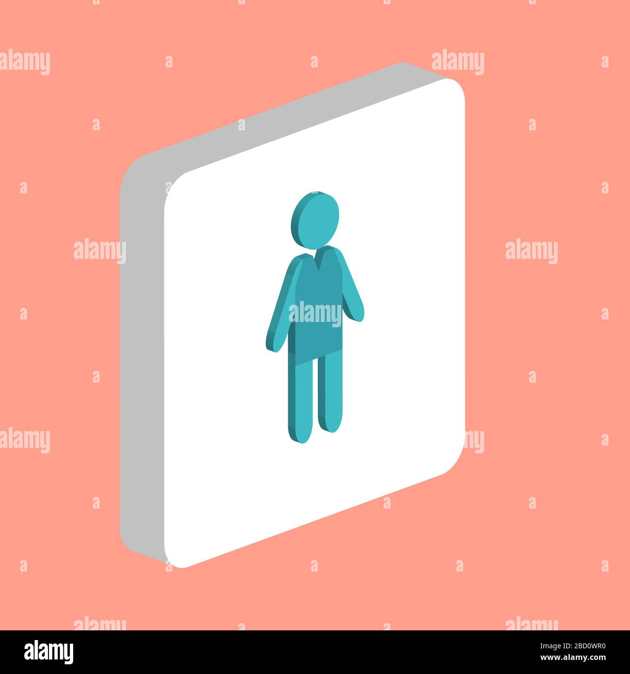 Garçon de pictogramme Banque d'images vectorielles - Alamy