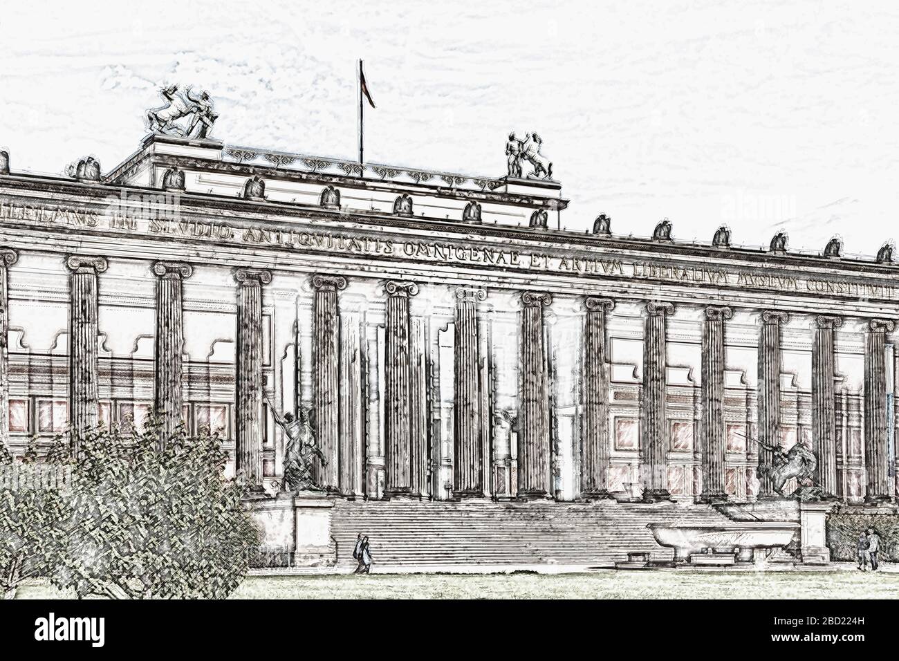 L'ancien musée (Altes Museum) a été construit de 1825 à 1830 par Karl ...